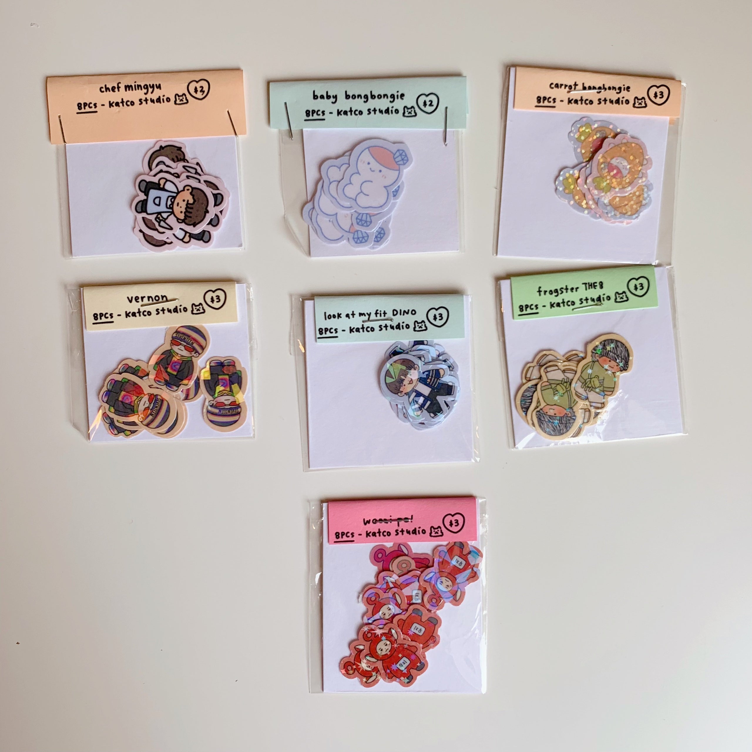 Teeny Tiny SVT Stickers | katco studio