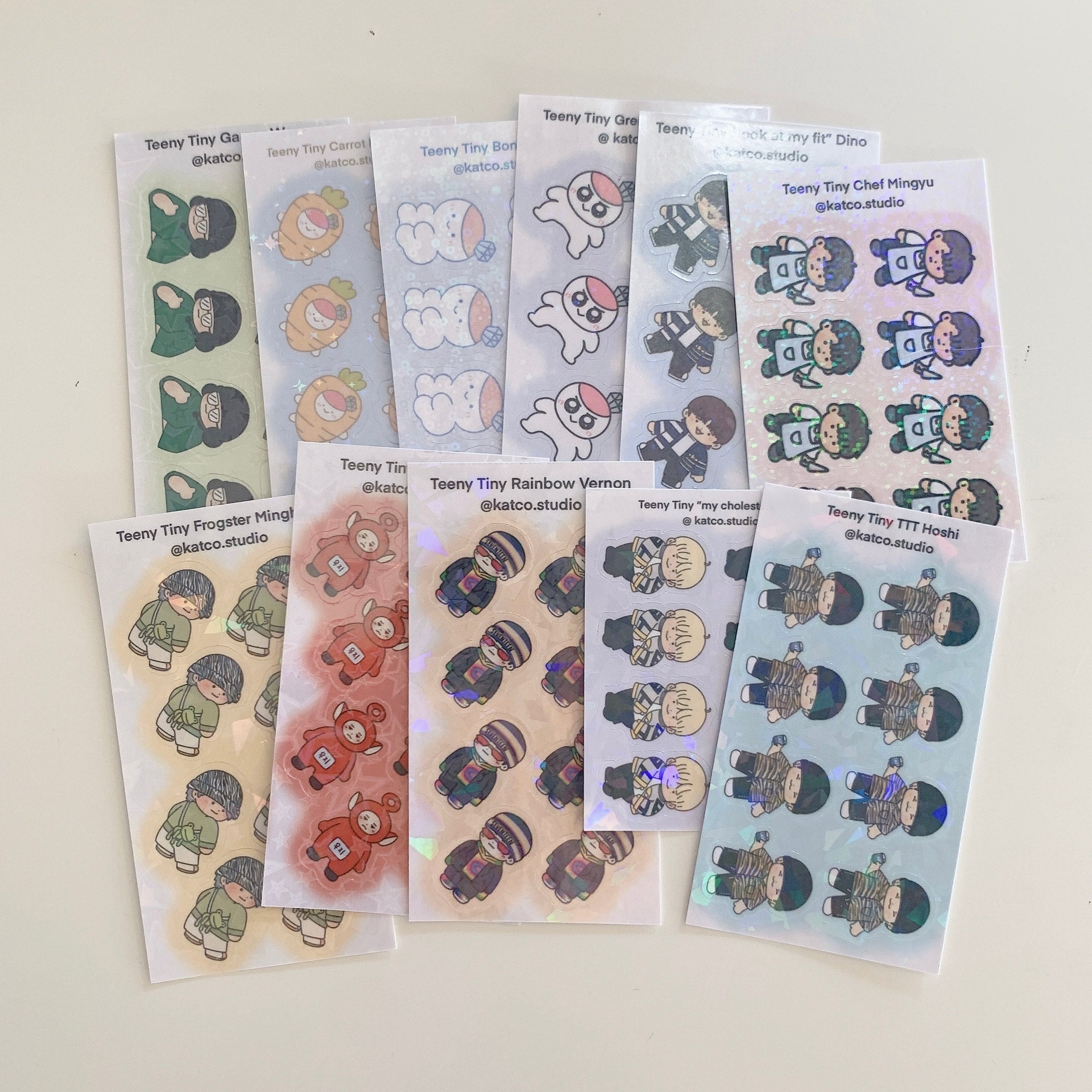 Teeny Tiny SVT Stickers | katco studio